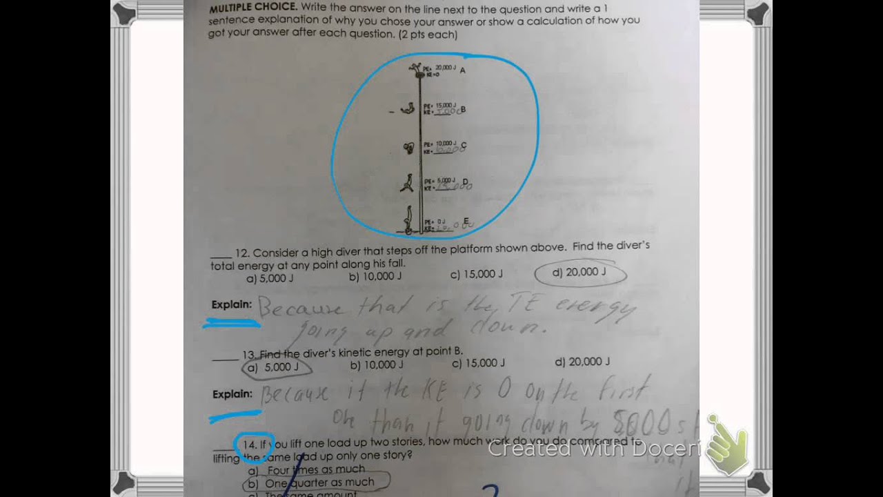 Qualitative Energy Test Reflection