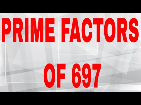 Prime factors of 697|Prime Factorization