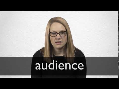 AUDIENCE definition and meaning | Collins English Dictionary