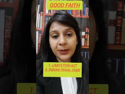 good faith #shorts #legal #ipc #limitation #indianlaw #legalguidance #legalawareness #indianlaw