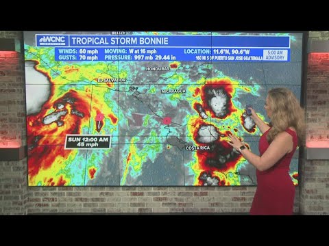 Tropical Storm Bonnie could become a hurricane | Tracking the tropics