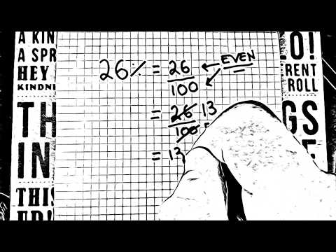 What is 26% as a fraction? How to convert percentages to fractions (level 2)