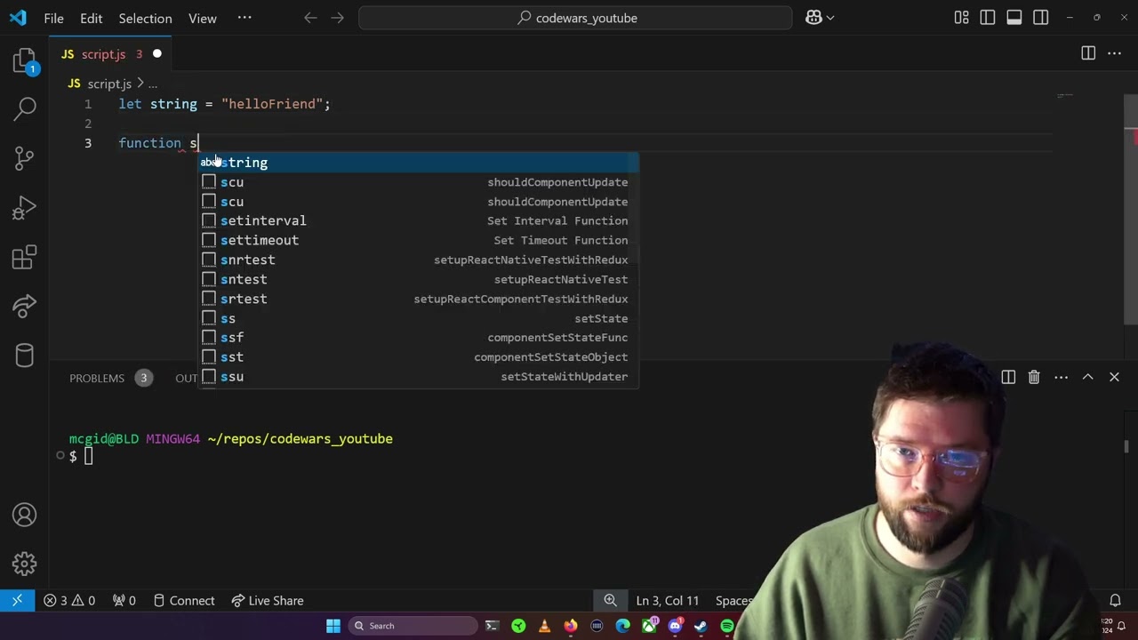 Codewars: 6kyu - Break camelCase