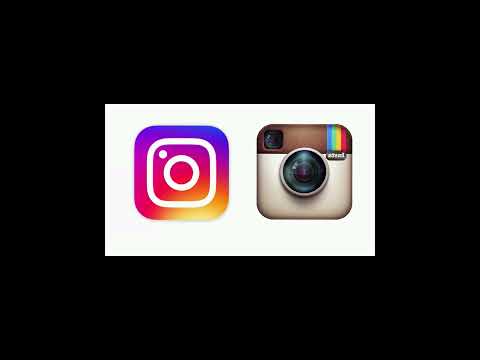 Instagram Old logo and new logo #instagram