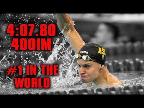 Leon Marchand Swims 4:07.80 400 IM Pro Swim Series Record in Westmont