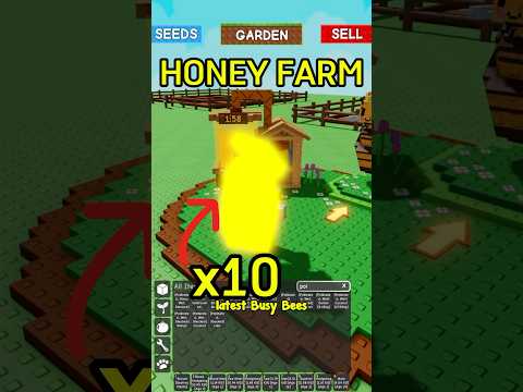 HOW TO GET HONEY FASTER IN GROW A GARDEN #roblox