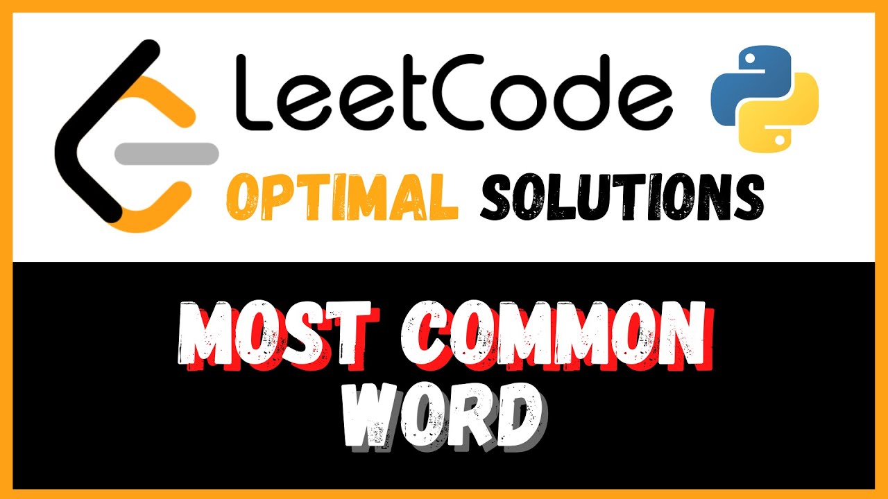 Most Common Word - LeetCode Solutions #819 (Python)