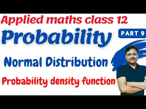 Basic Concepts: Normal Distribution Video Lecture - Applied Mathematics ...