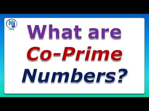 What Are Co-Prime Numbers? ll Co-prime Numbers With Examples
