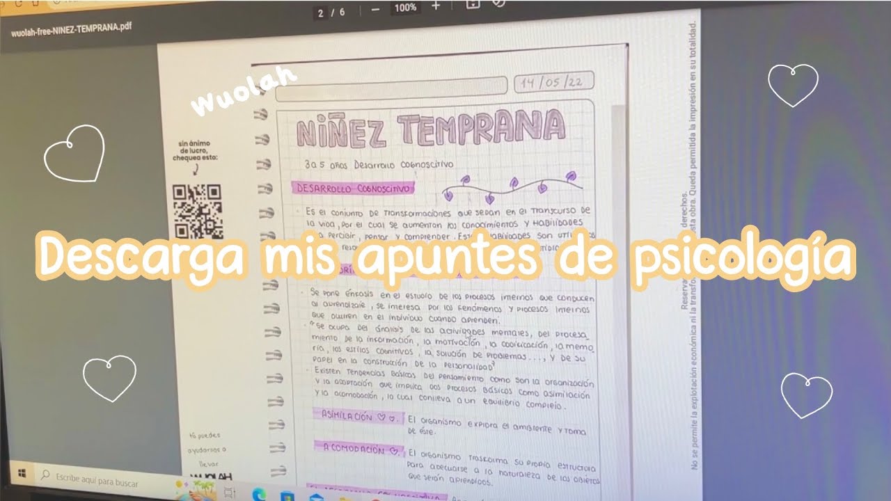 DESCARGA MIS APUNTES DE PSICOLOGÍA GRATIS!!!