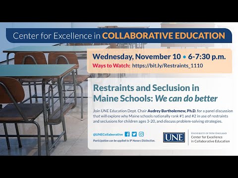Restraints and Seclusion in Maine Schools: We Can Do Better