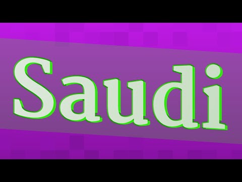SAUDI pronunciation • How to pronounce SAUDI