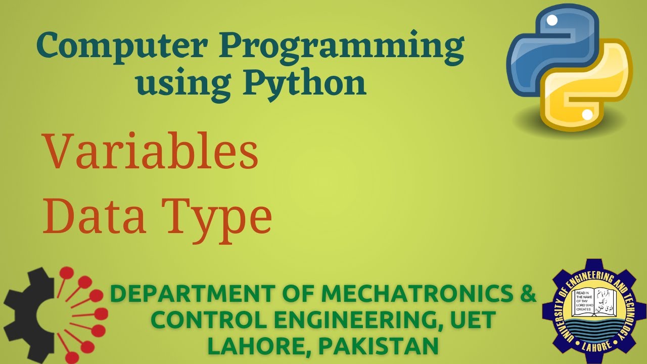 [Python Programming Basics to Advanced]: Variables and Data Types | Lab 02 P-1