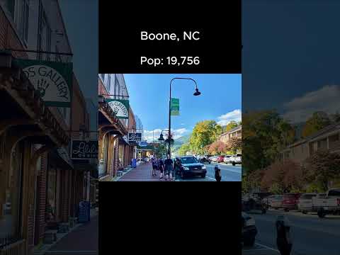 Random US Towns: Boone, NC #shorts