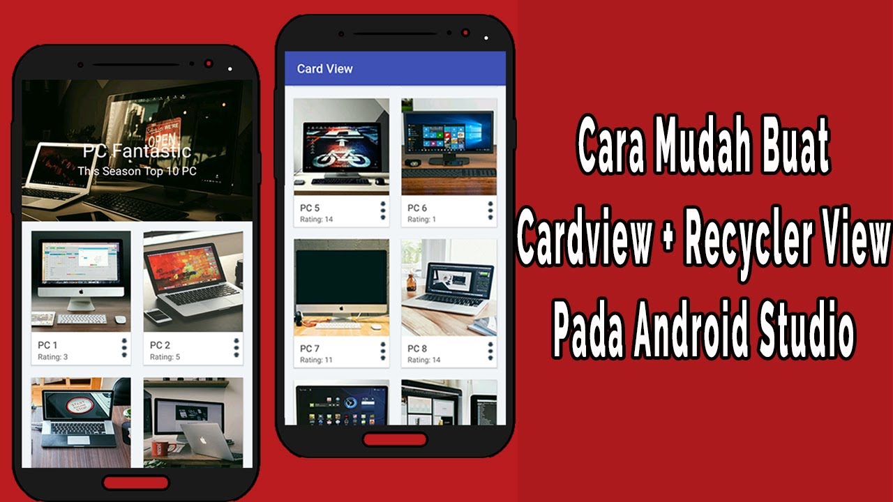 Tutorial Cardview + Recyclerview Android Studio