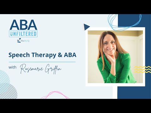 Speech Therapy and ABA