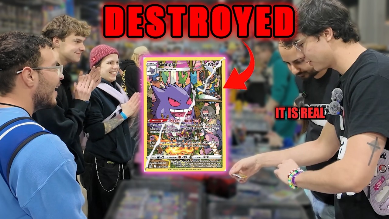 They Ripped His REAL Pokémon Cards...
