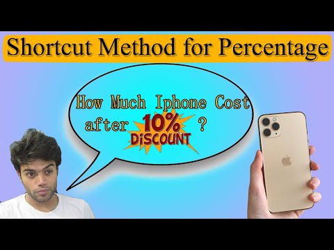 How to add or subtract % | Discounts and Increments in #Percentage Shortcut Method #Teach on #Fiverr