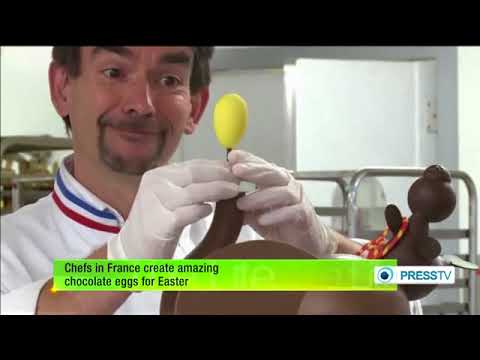 Chefs in France create amazing chocolate eggs for Easter