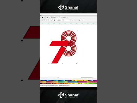 Cara membuat Logo HUT Republik Indonesia 78 dengan coreldraw #hutri #logo #ri78 #hutri78 #17agustus