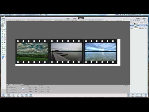 Photoshop Elements 12 Fast Film Strip Creation