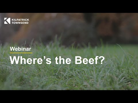 RCG Webinar | Where's the Beef?