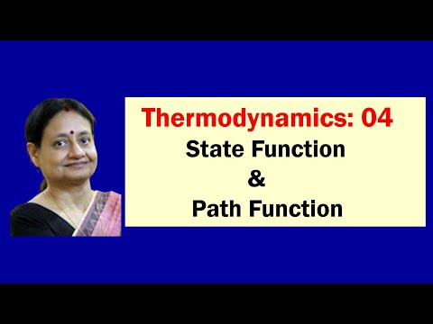 Video # 62 | Chemical Thermodynamics – 04 | State Function & Path Function |