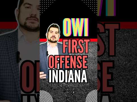 OWI First Offense in Indiana #indianalawyer #legaltips #indiana #indianapolis #lawyer #DUILawyer