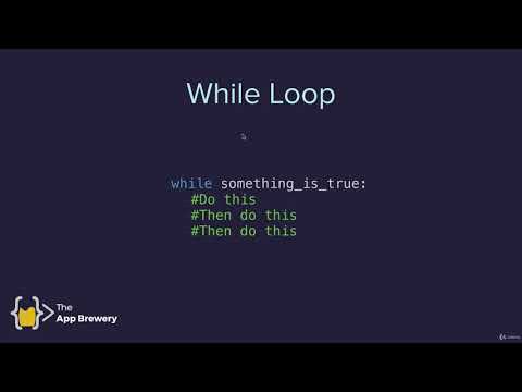 While Loops | 100 Days of Code: The Complete Python Pro Bootcamp for 2022