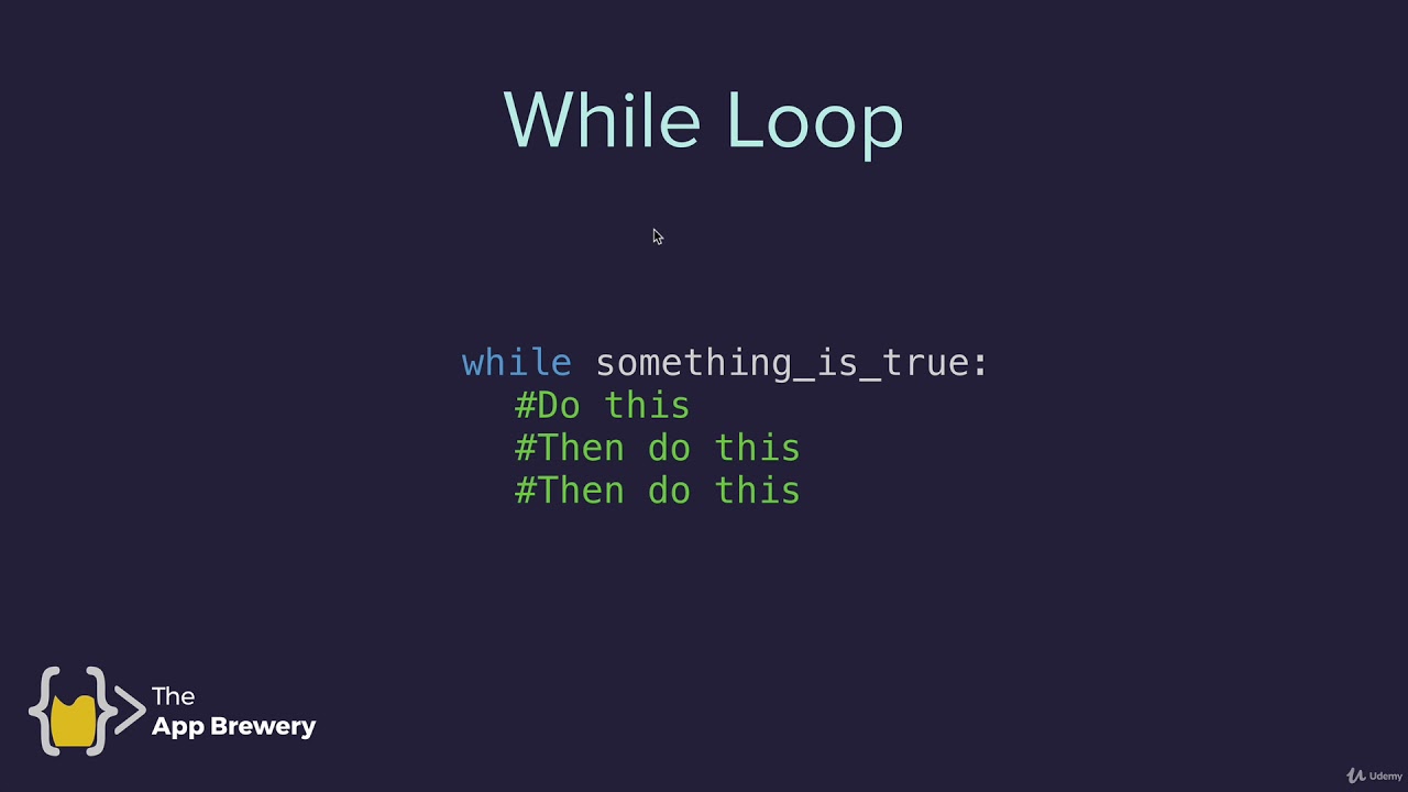 While Loops | 100 Days of Code: The Complete Python Pro Bootcamp for 2022