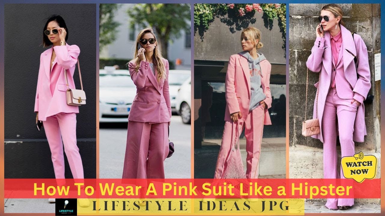How to Wear a Pink Suit Like a Hipster