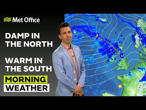 27/06/2025 - North-south split - Morning Weather Forecast UK – Met Office Weather