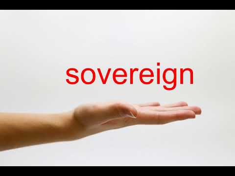 How to Pronounce sovereign - American English