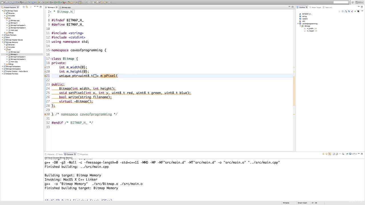 Learn Advanced C++ Programming bitmap memory
