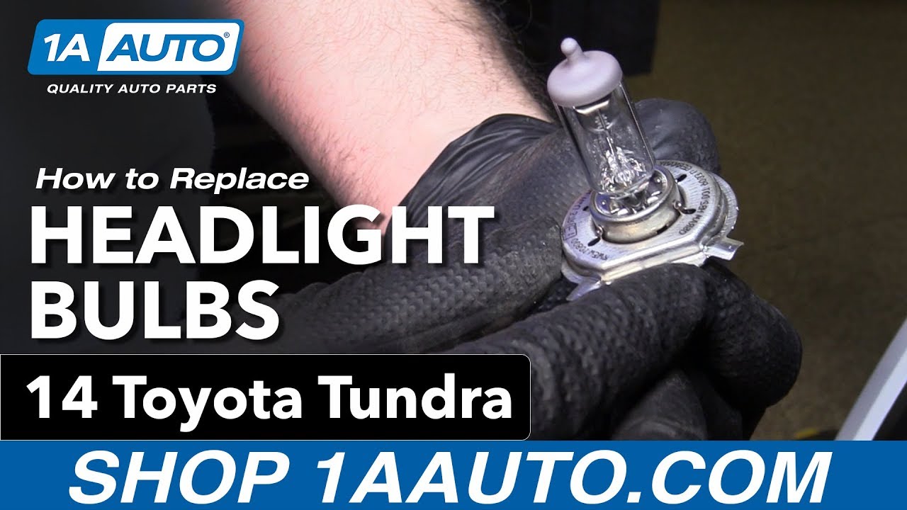 How to Replace Headlight Bulbs14-19 Toyota Tundra