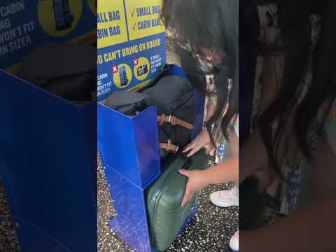 Ryanair airline bag and cabin counter measure allowed