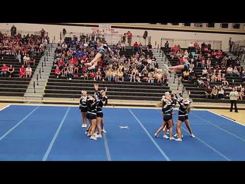 Coahulla Creek High School Varsity Competition Cheer Team at Calhoun High School