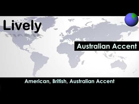 Lively - How to Pronounce Lively in Australian Accent, British Accent, American Accent