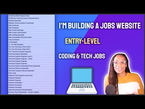 👩🏽‍💻 I’m Building an Entry-Level Coding/Tech Jobs Website