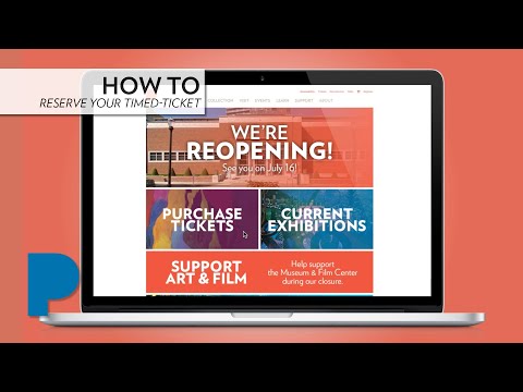 How to reserve your timed-ticket online