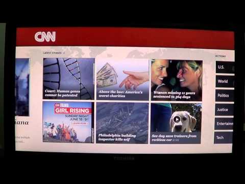 Windows 8 Top ten apps review CNN news app