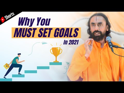 WHY YOU MUST SET GOALS IN 2021 | Importance Of GOALS In Life | Swami Mukundananda #Shorts