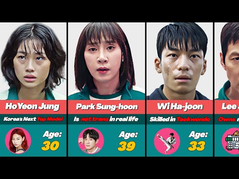🟥 Squid Game Actors (Cast Season 1 & 2) - Age & Facts