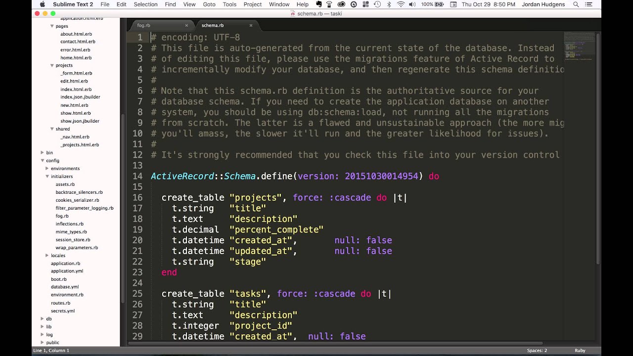 Using the Rails controller generator