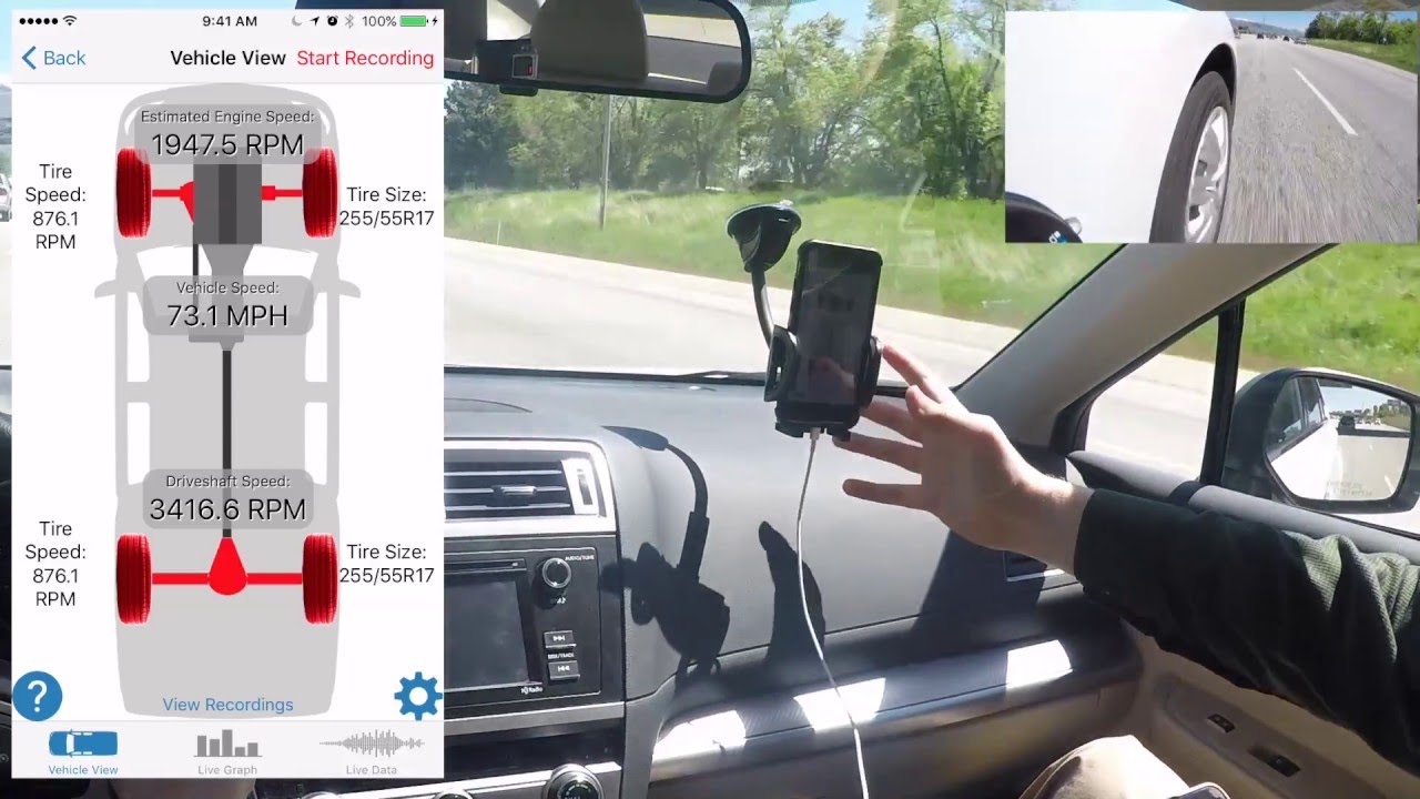 The NVH App Vibration Analyzer - Road Testing a Vehicle