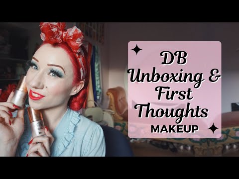 DB Designer Brands Cosmetics Unboxing & First Thoughts - With Pinup Miss Lady Lace - Makeup Review