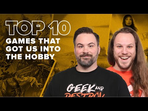 Top 10 Games That Got Us In The Hobby - BGG Top 10 w/ The Brothers Murph