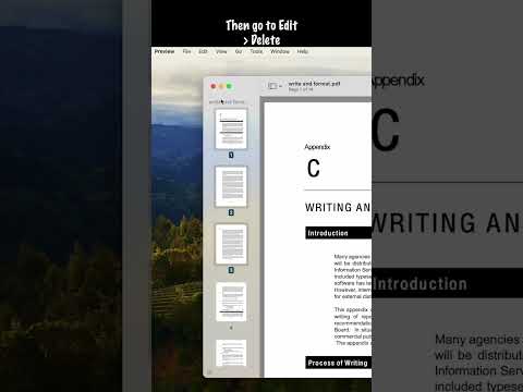 How to Delete Pages from PDF on Mac in Preview?#tutorial #howto #pdf #macos #mac