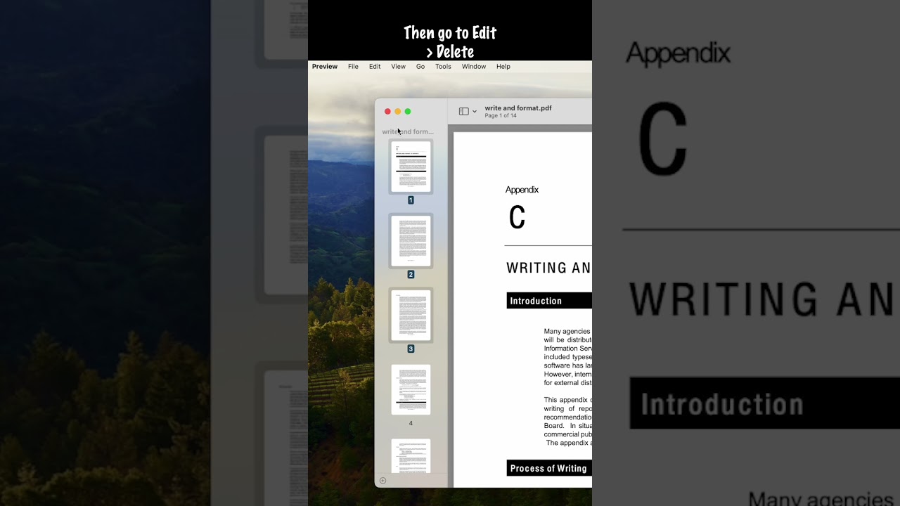 How to Delete Pages from PDF on Mac in Preview?#tutorial #howto #pdf #macos #mac