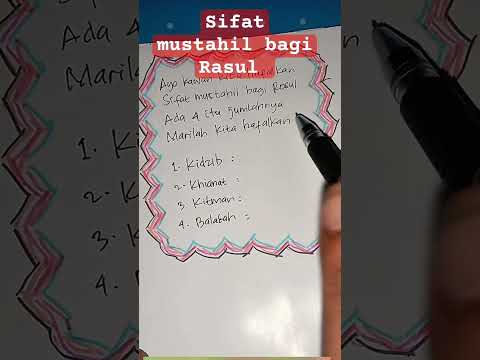 Sifat mustahil bagi Rasul